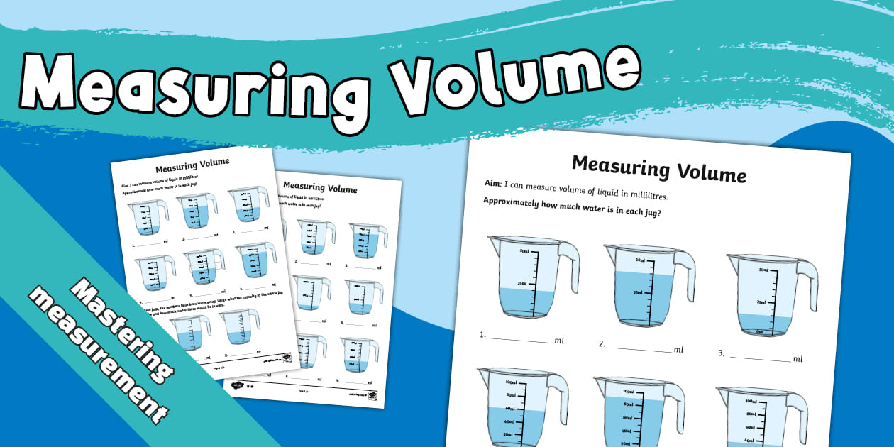 Year 3 Volume and Capacity Differentiated Worksheets