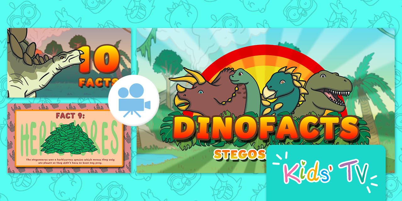 Dino Facts: Stegosaurus - Mini Lessons - Twinkl Kids' TV