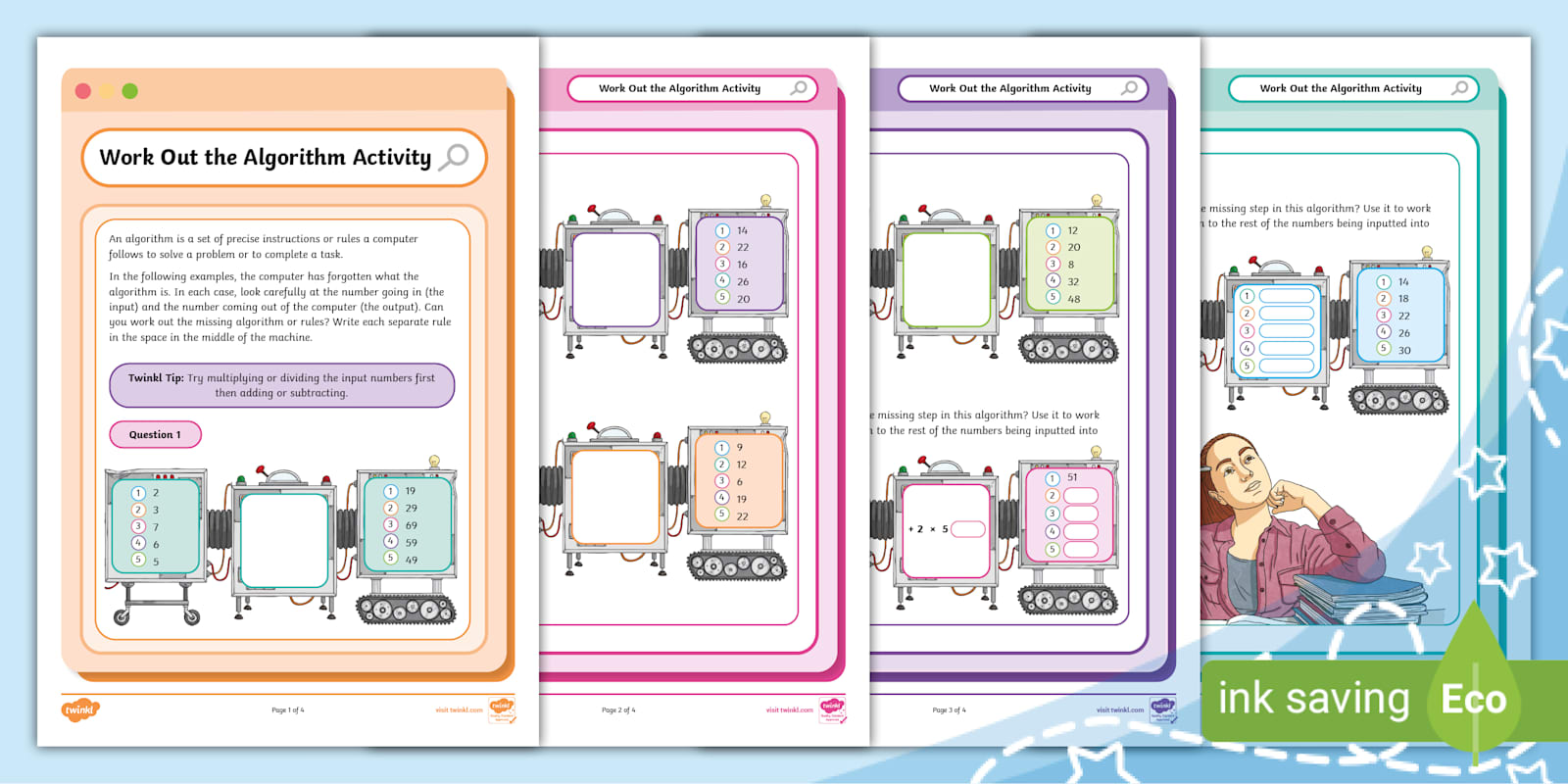 Work Out The Algorithm Activity Ks2 4618