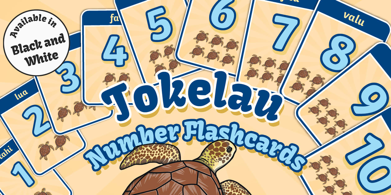 Tokelau Numbers Flashcards
