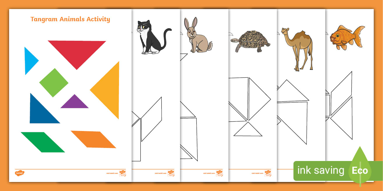 Tangram Animals Activity