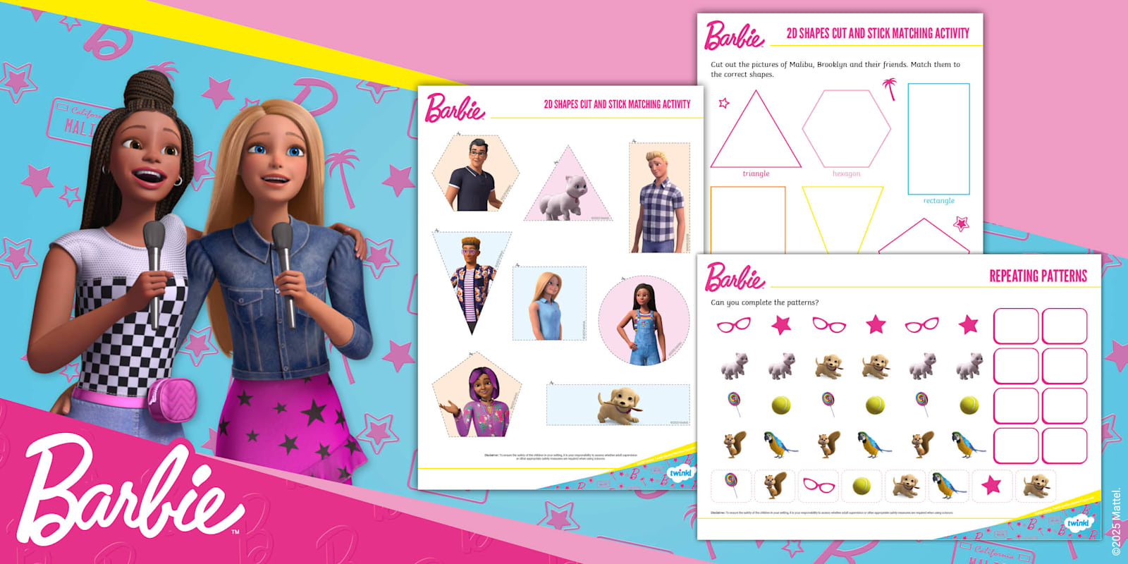 Barbie: Shapes Activity Pack