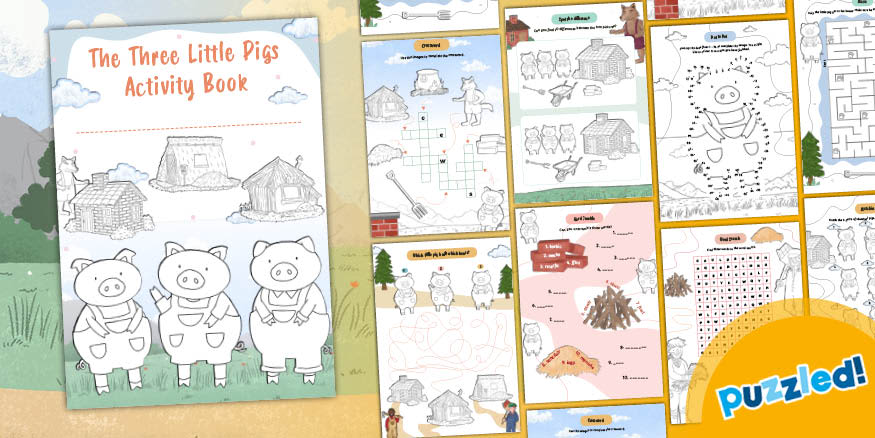 The Three Little Pigs Activity Booklet