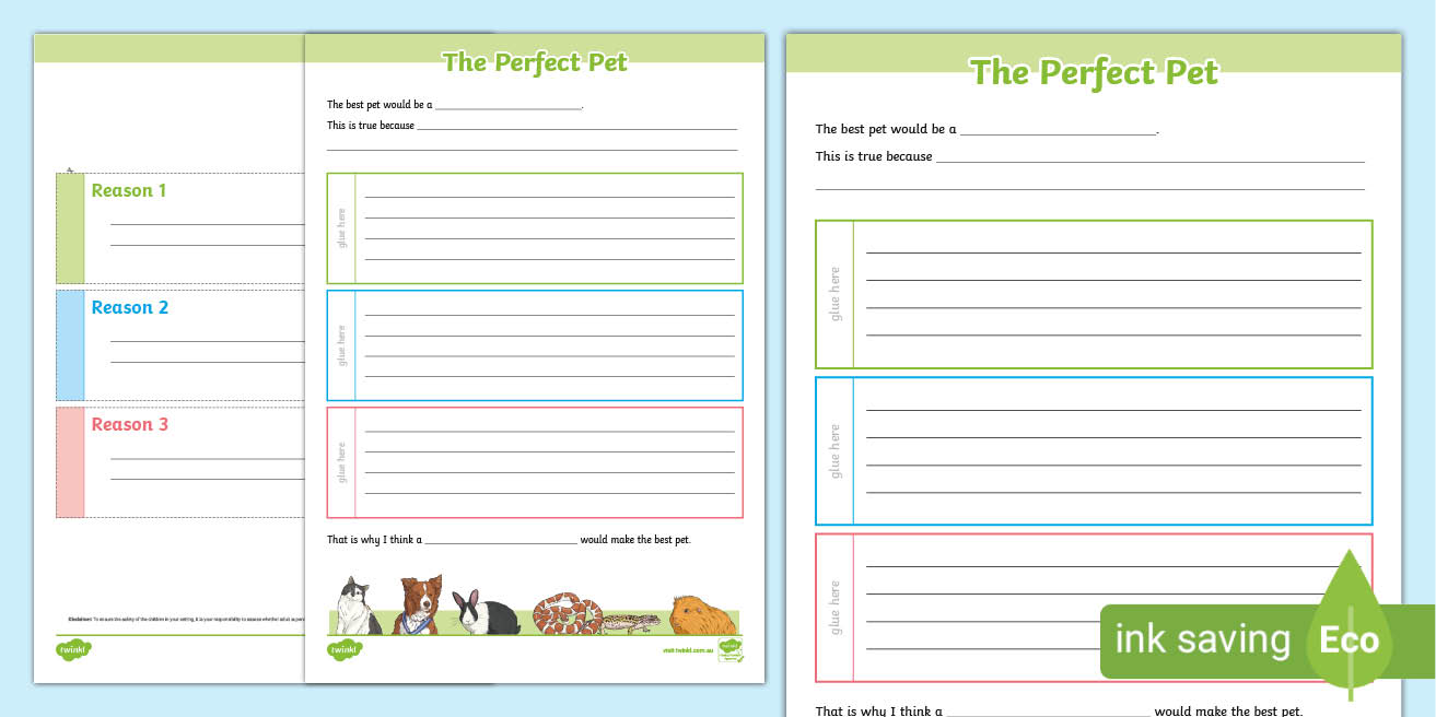 Perfect Pet Article Writing Resource - Persuasive Writing
