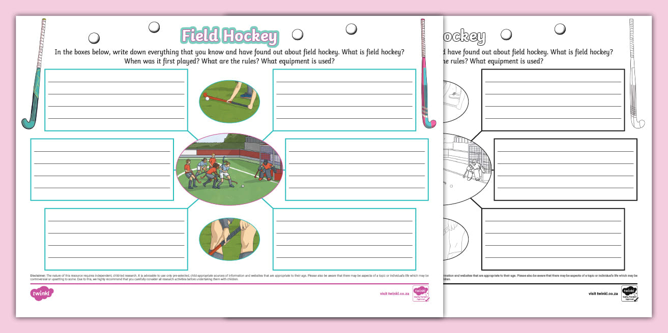 Field Hockey Mind Map
