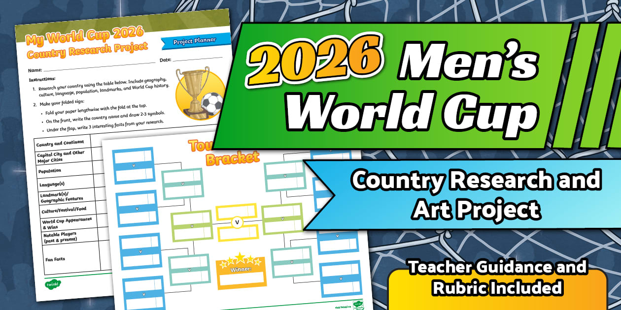 Men's World Cup 2026: Country Research and Art Project Guide
