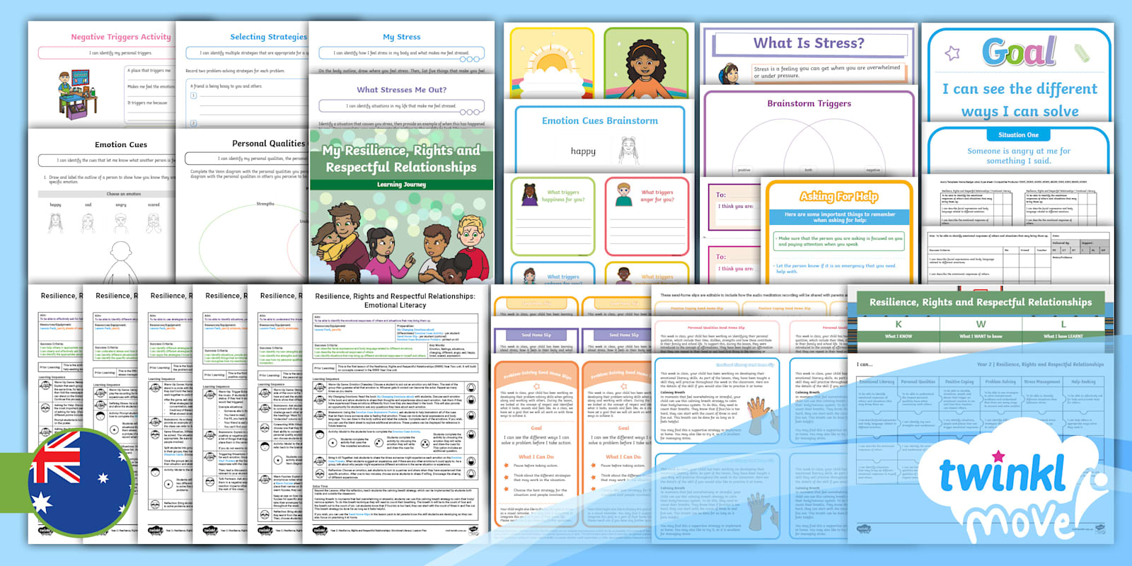 Year 2 Resilience, Rights and Respectful Relationships Unit Pack
