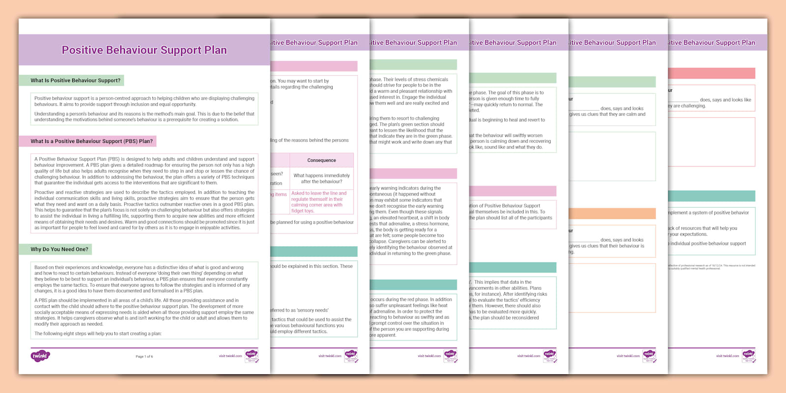 Positive Behaviour Support Plan | Twinkl | SEND | Inclusion