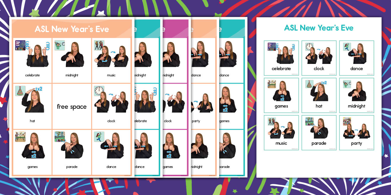 ASL New Year's Eve Bingo