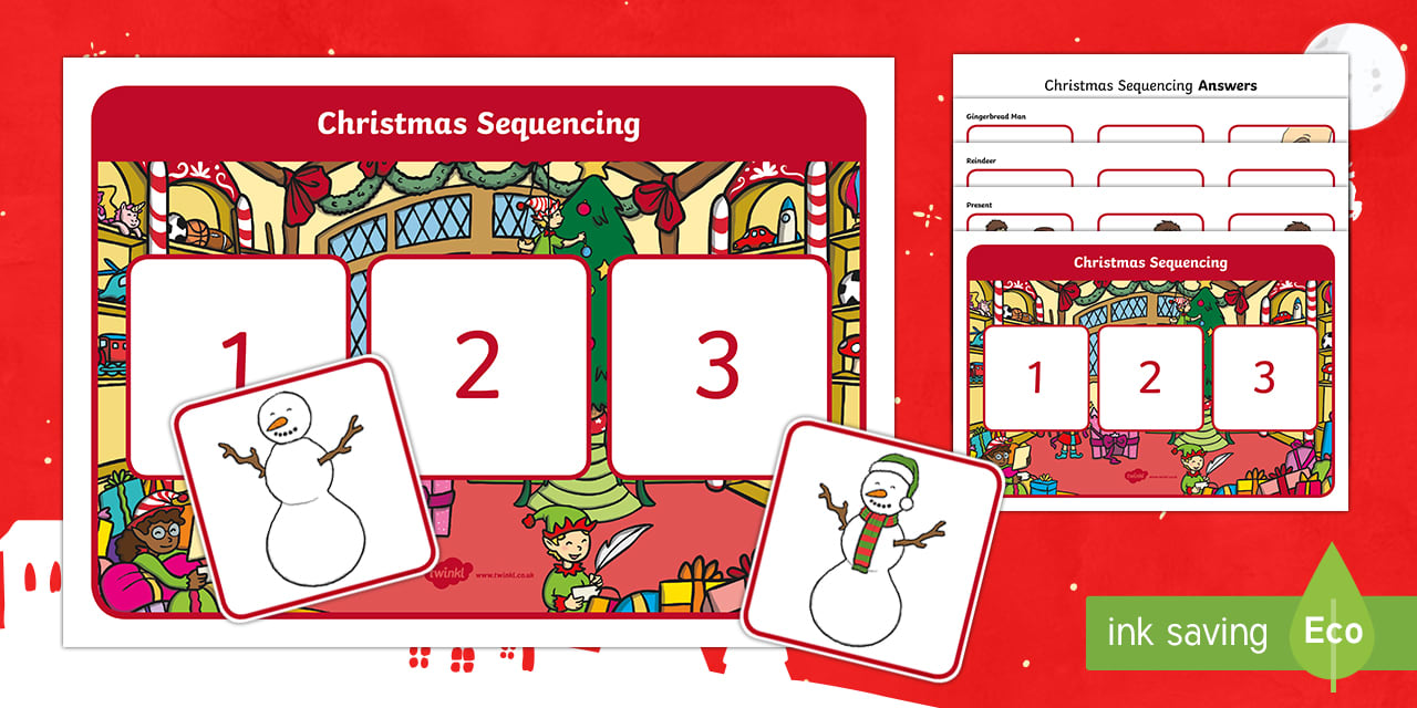 Christmas Sequencing Activity