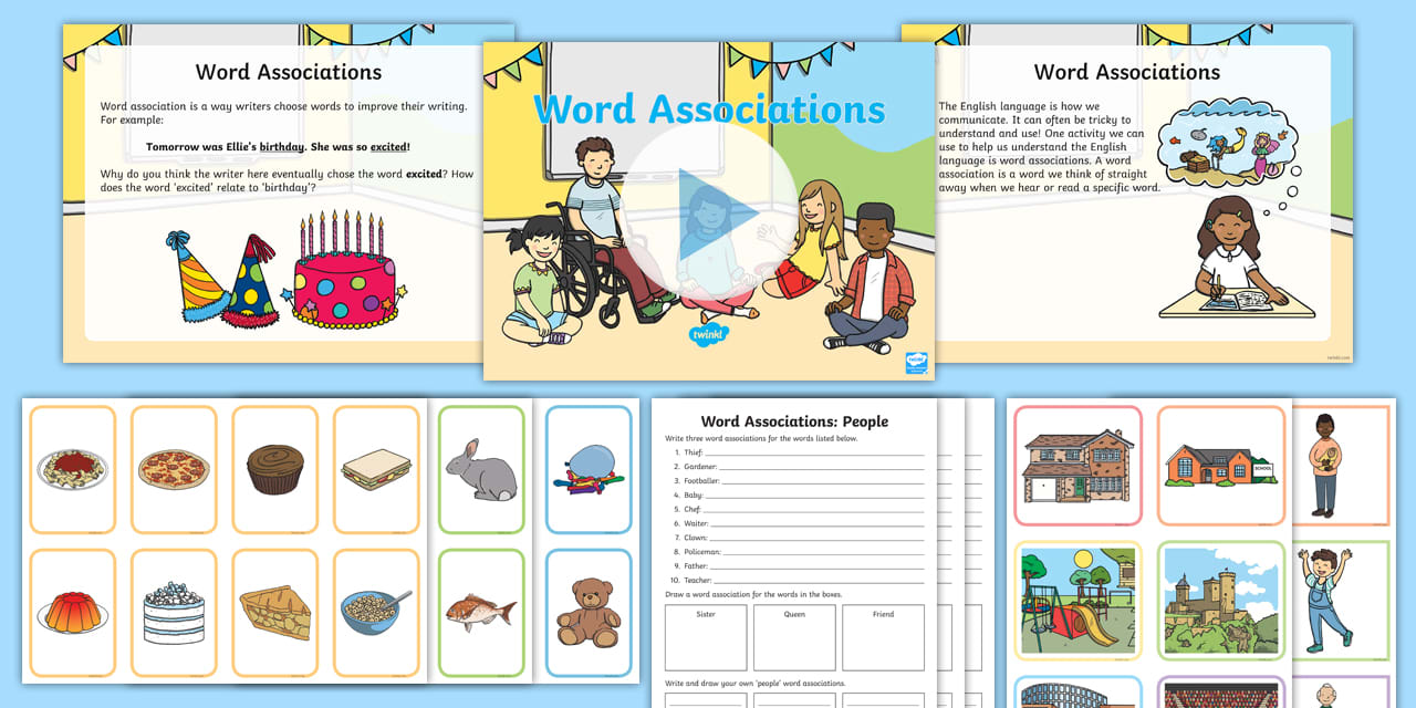Word Associations Resource Pack