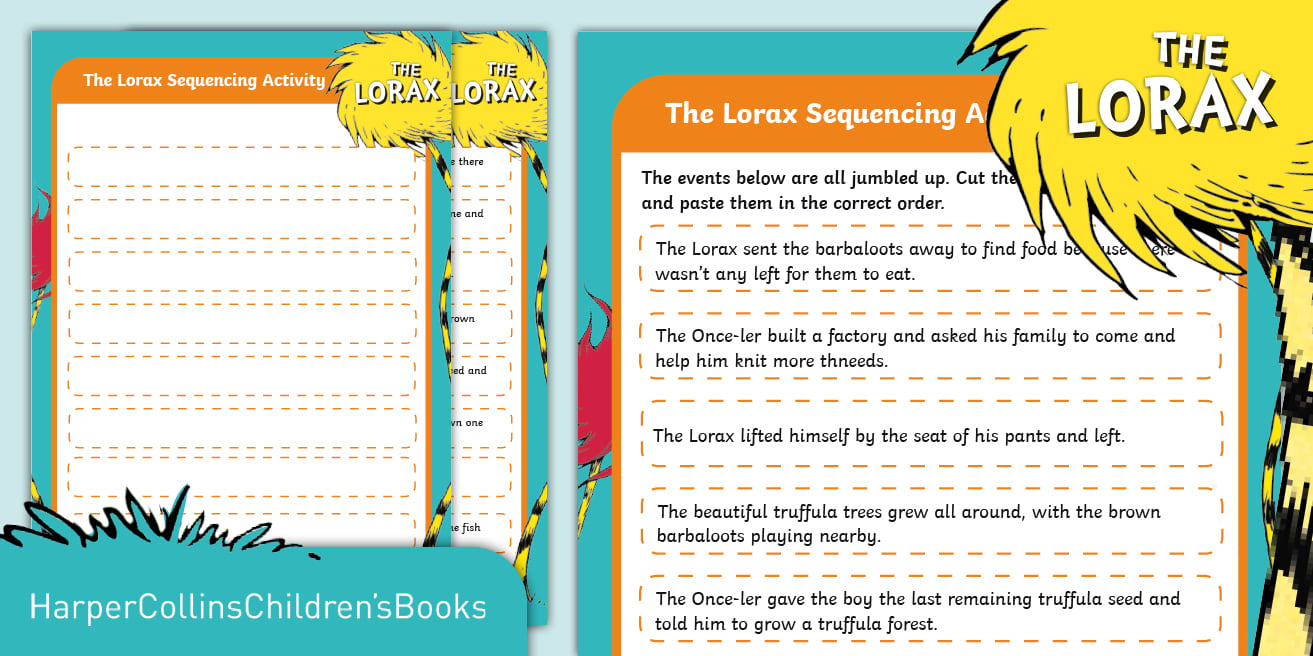 Sequencing Activity to Support the Teaching of 'The Lorax'