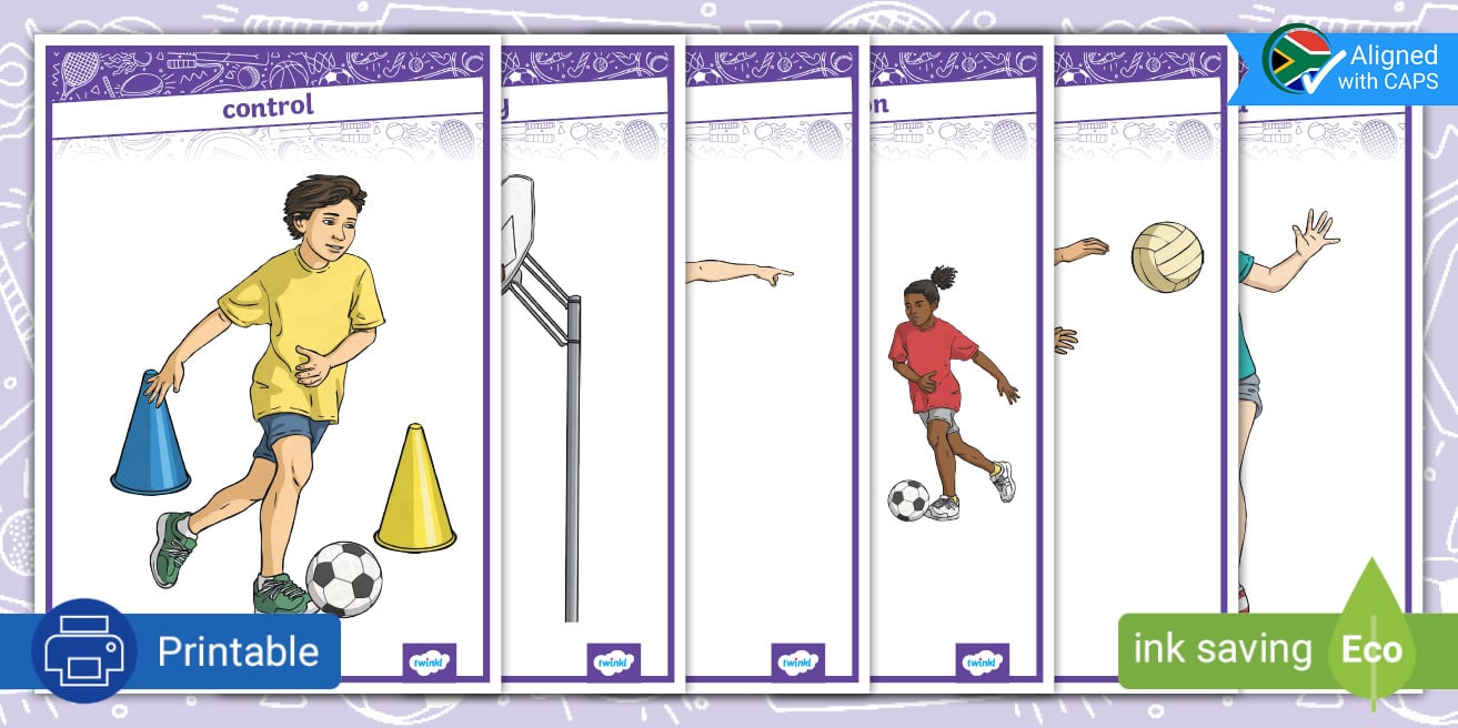 Grade 6 Physical Education Invasion Games Display Poster