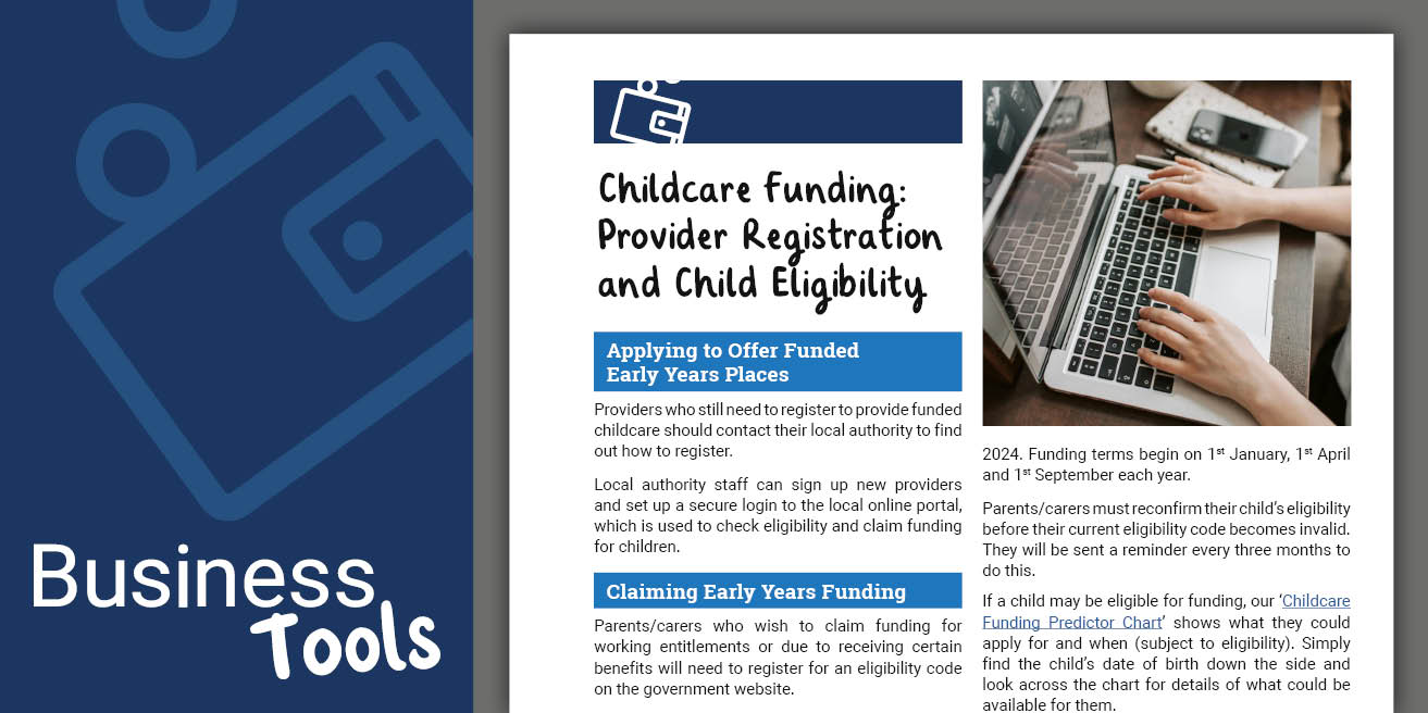 Childcare Funding: Provider Registration and Child Eligibility