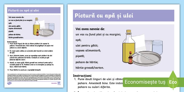Tehnică de pictură cu apă și ulei | AVAP Twinkl România