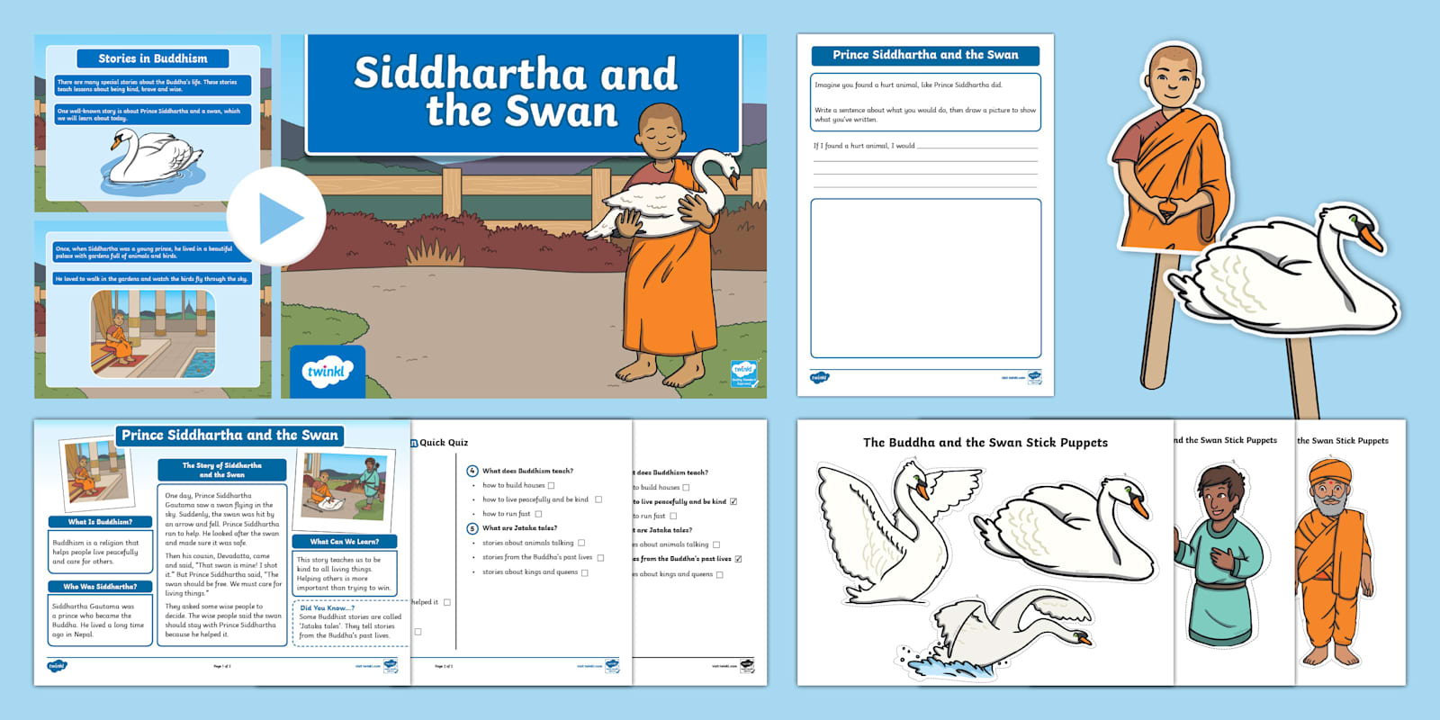 KS1 Siddhartha and the Swan Teaching Pack