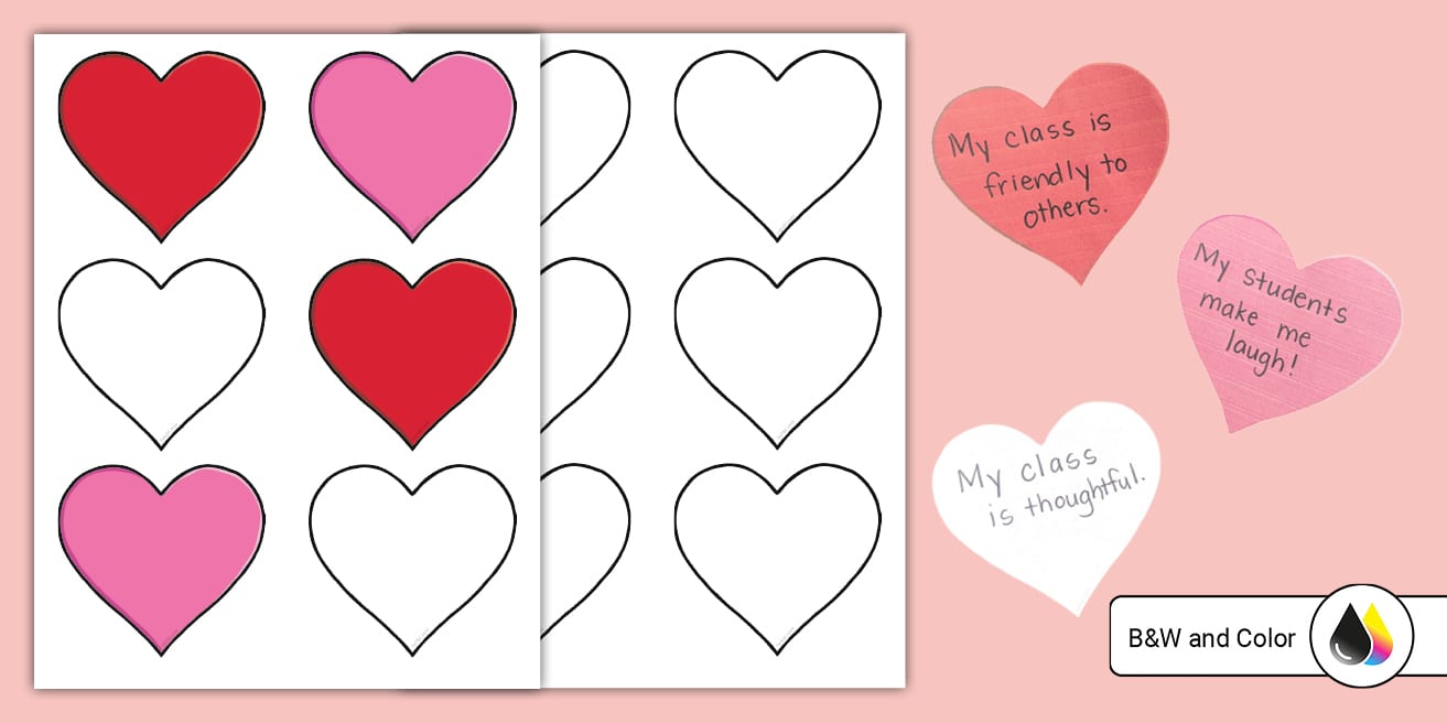 Printable I Love My Class Cutouts | Twinkl USA