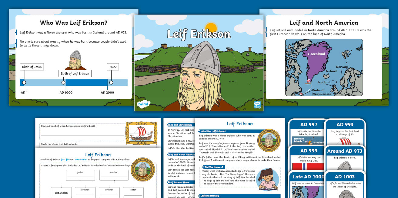 KS1 Leif Eriksson Lesson Pack
