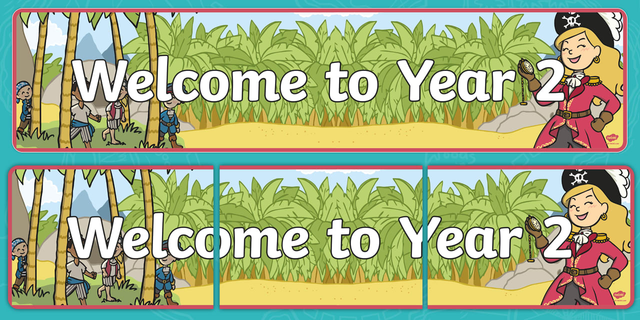 Jake's First Day - Welcome to Year 2 Display Banner