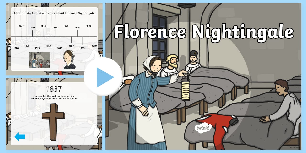 Florence Nightingale Timeline - KS1 PowerPoint