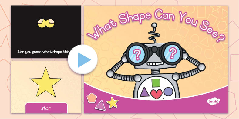 2D Shape Games: Binoculars PowerPoint Game - Twinkl ZA