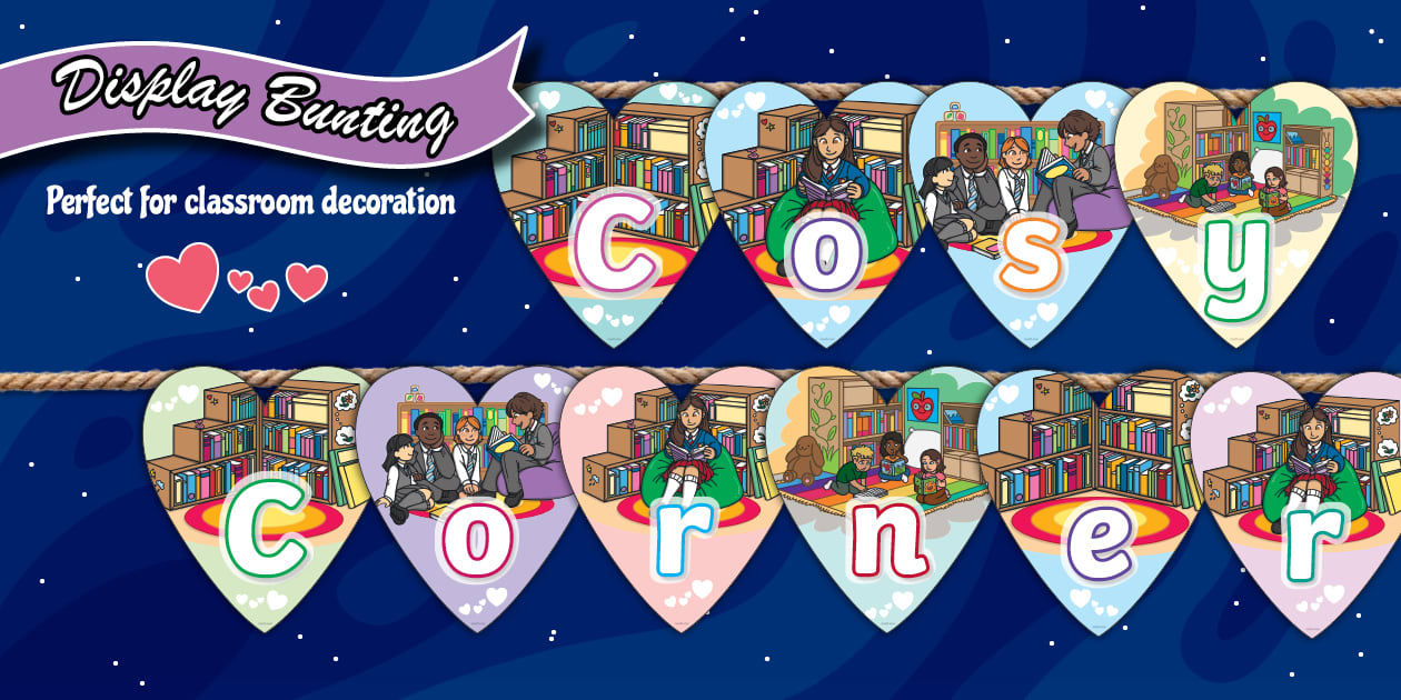Cosy Corner Display Bunting