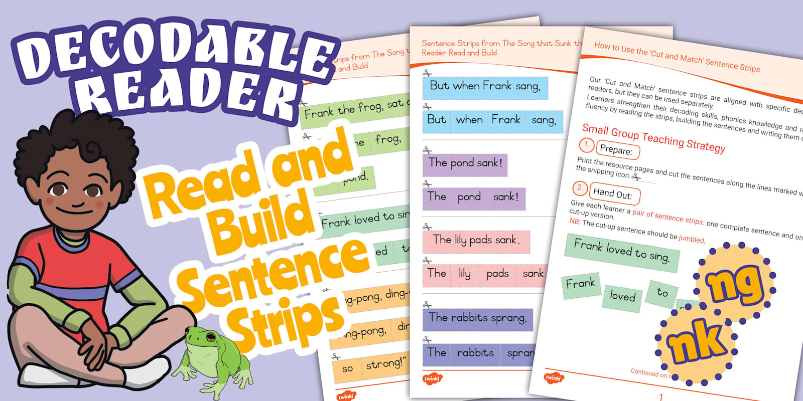 Foundation Phase Phonics -ng, nk Decodable Reader - Read and Build ...