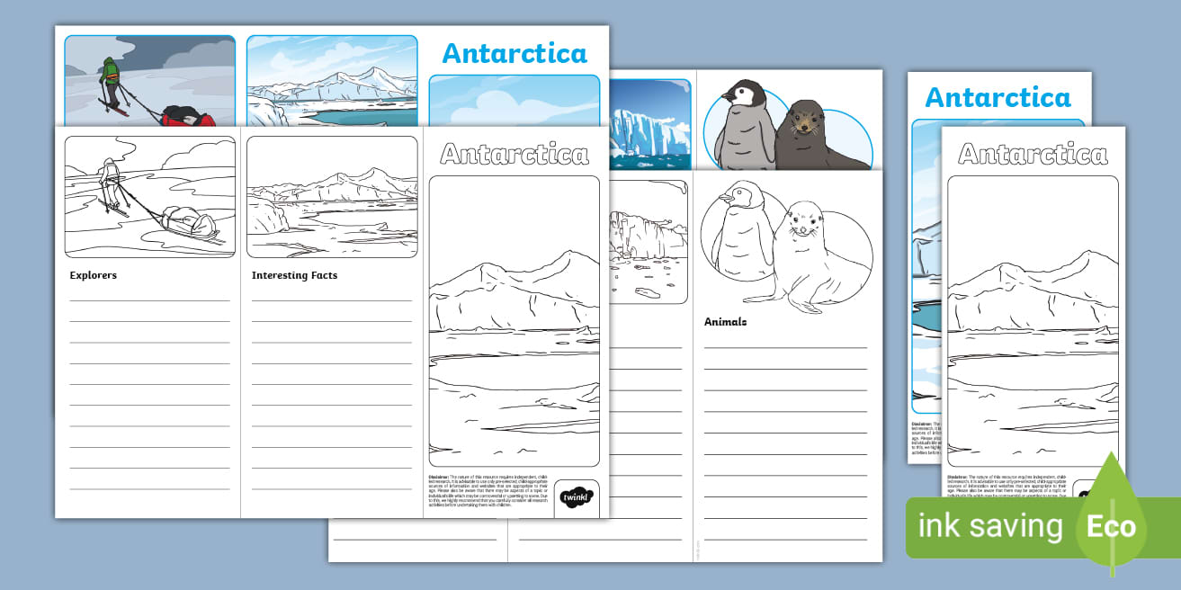 Antarctica Leaflet Template