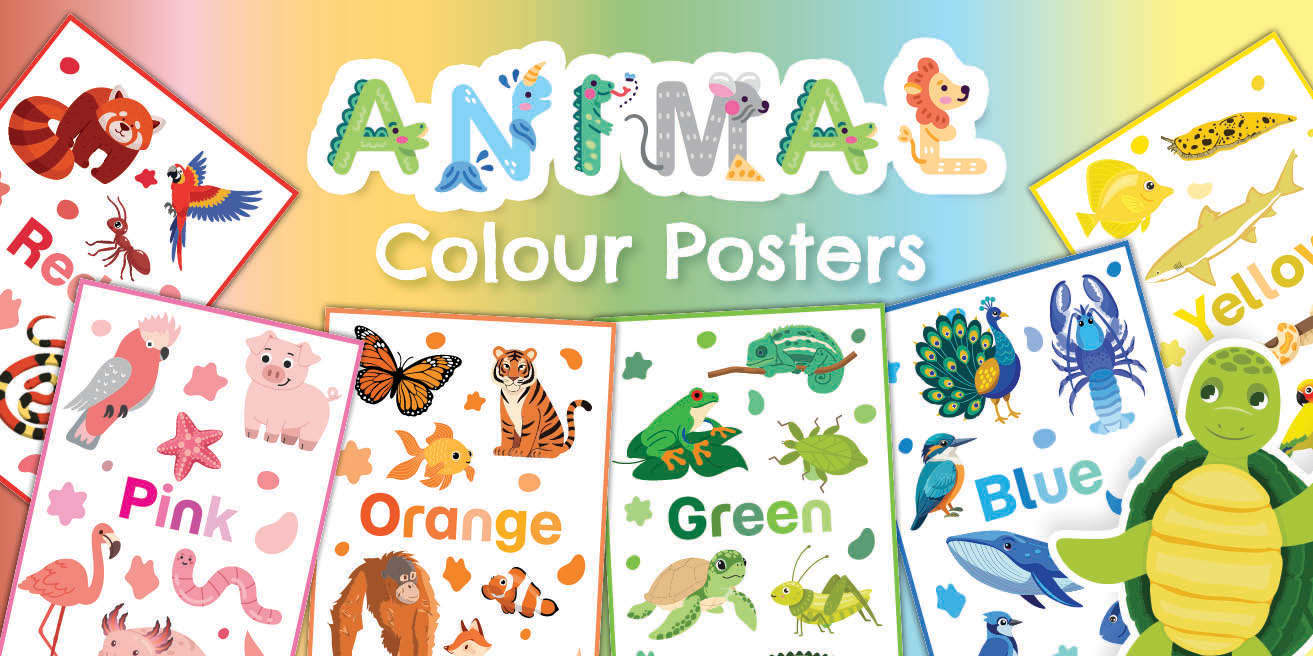 Animal-Themed Colour Posters