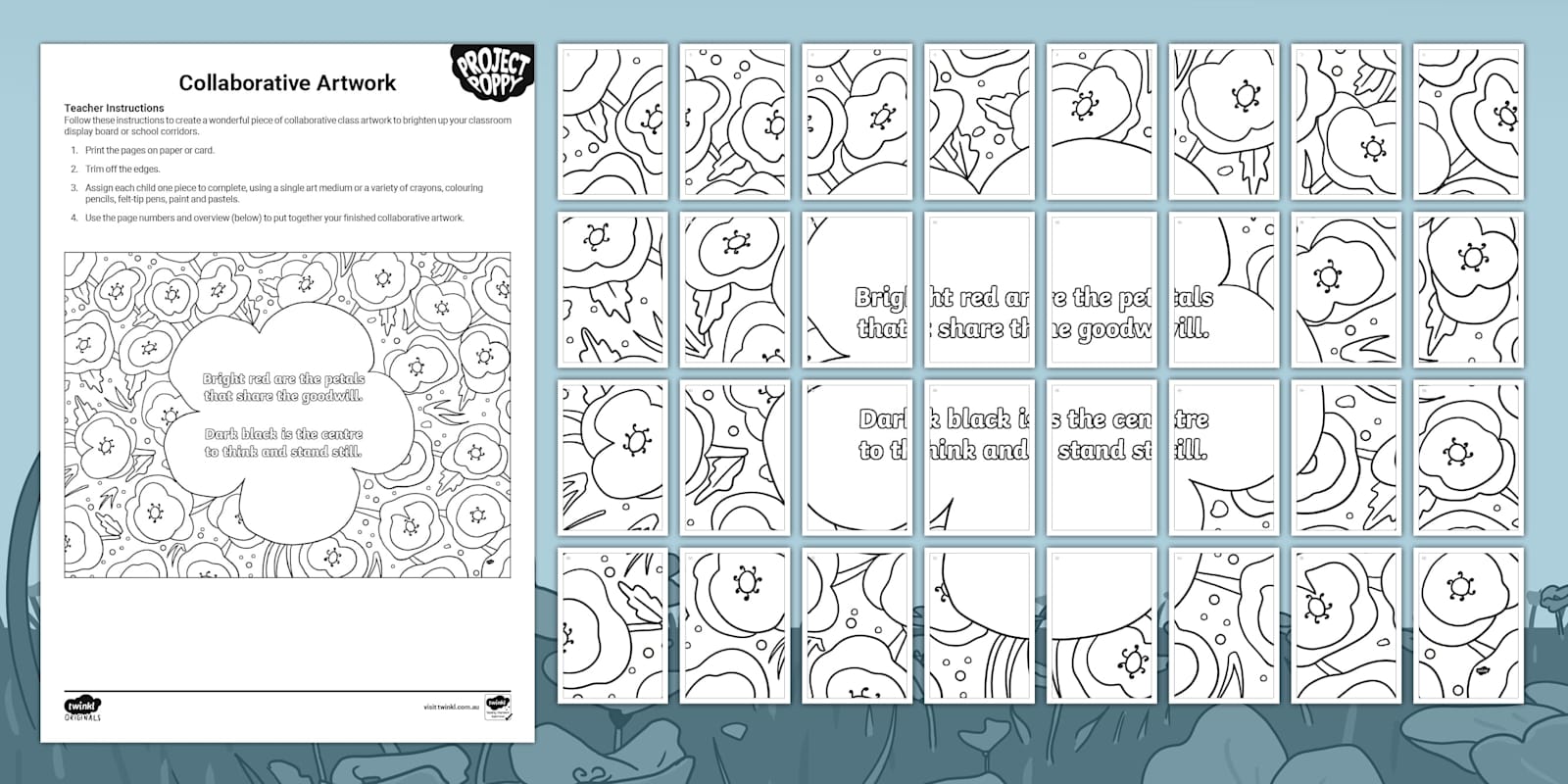 Project Poppy – Collaborative Artwork