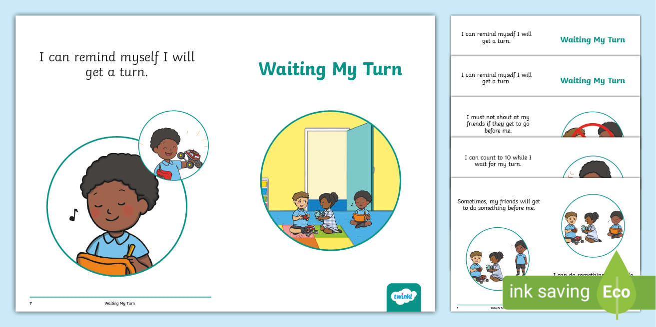 Waiting Your Turn Social Story - Primary Resources