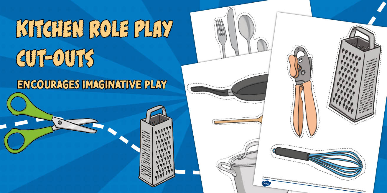 Kitchen Role Play Cut-Outs