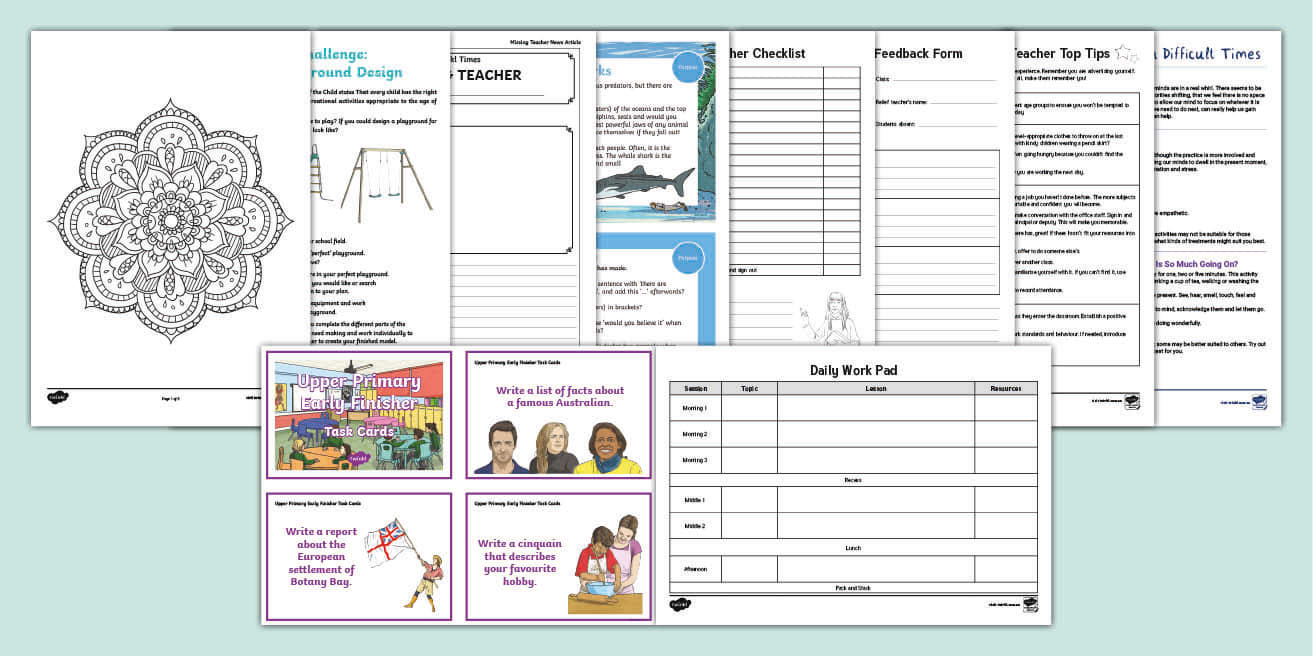 Casual Relief Teaching Taster Pack