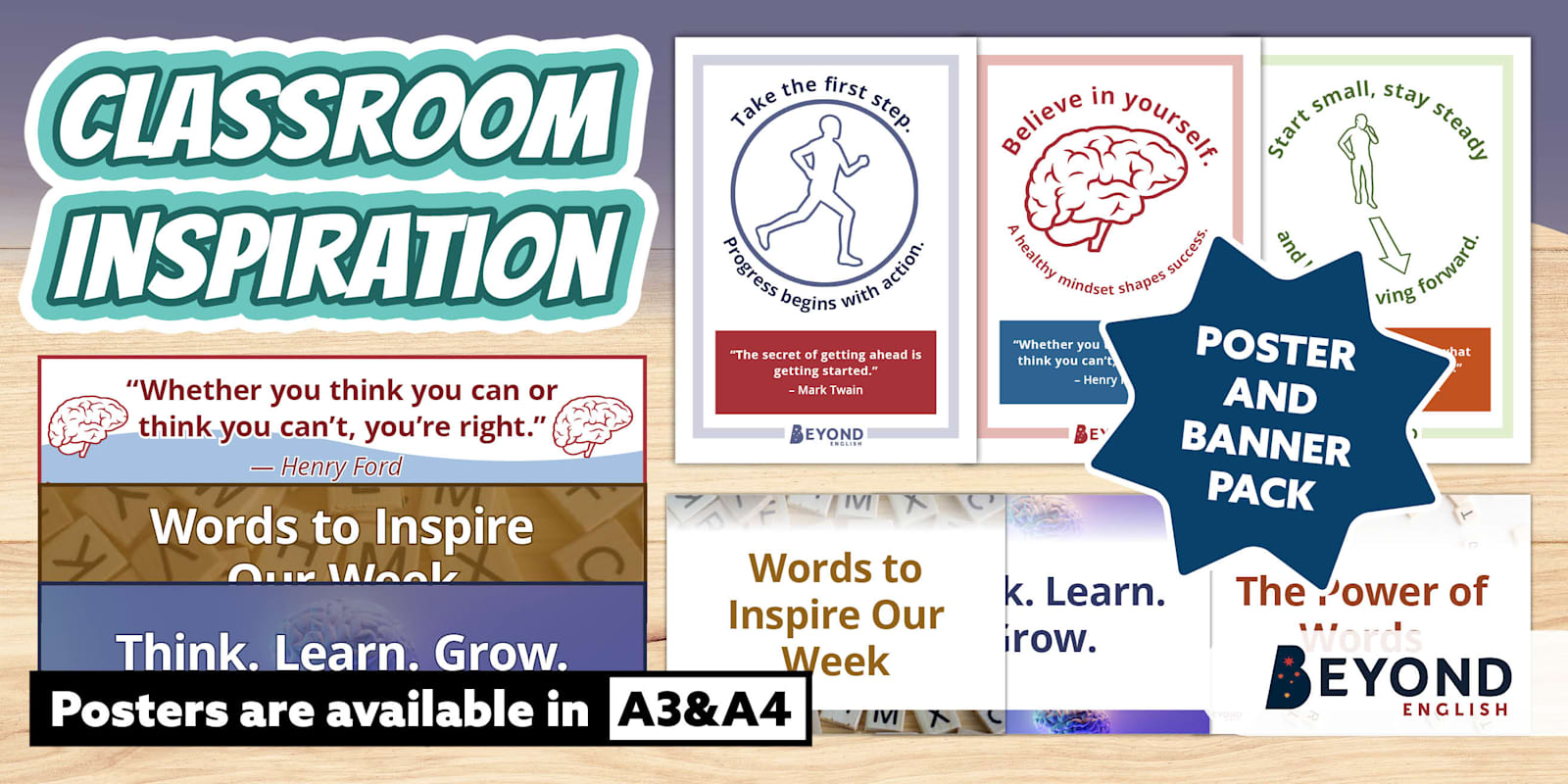 Classroom Inspiration Poster Pack