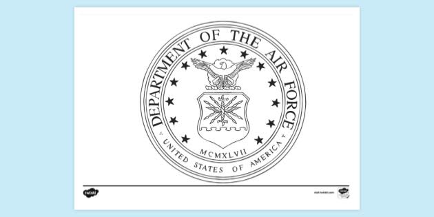 US Air Force Colouring Page | Colouring Sheets