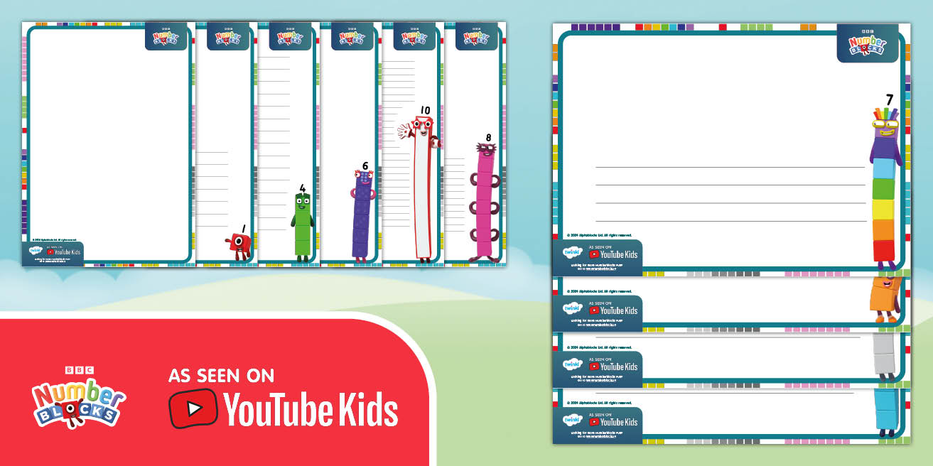 Numberblocks: Page Borders