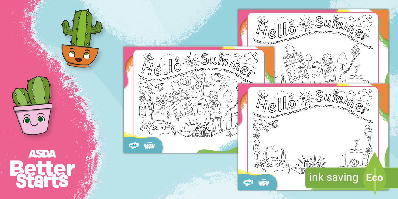 ASDA Better Starts: Summer Drawing