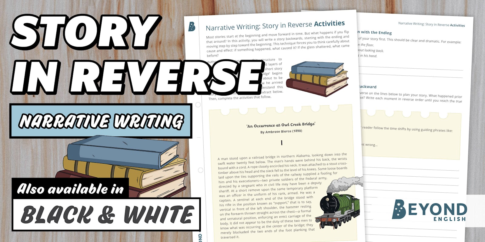 Narrative Writing: Story in Reverse - Activities
