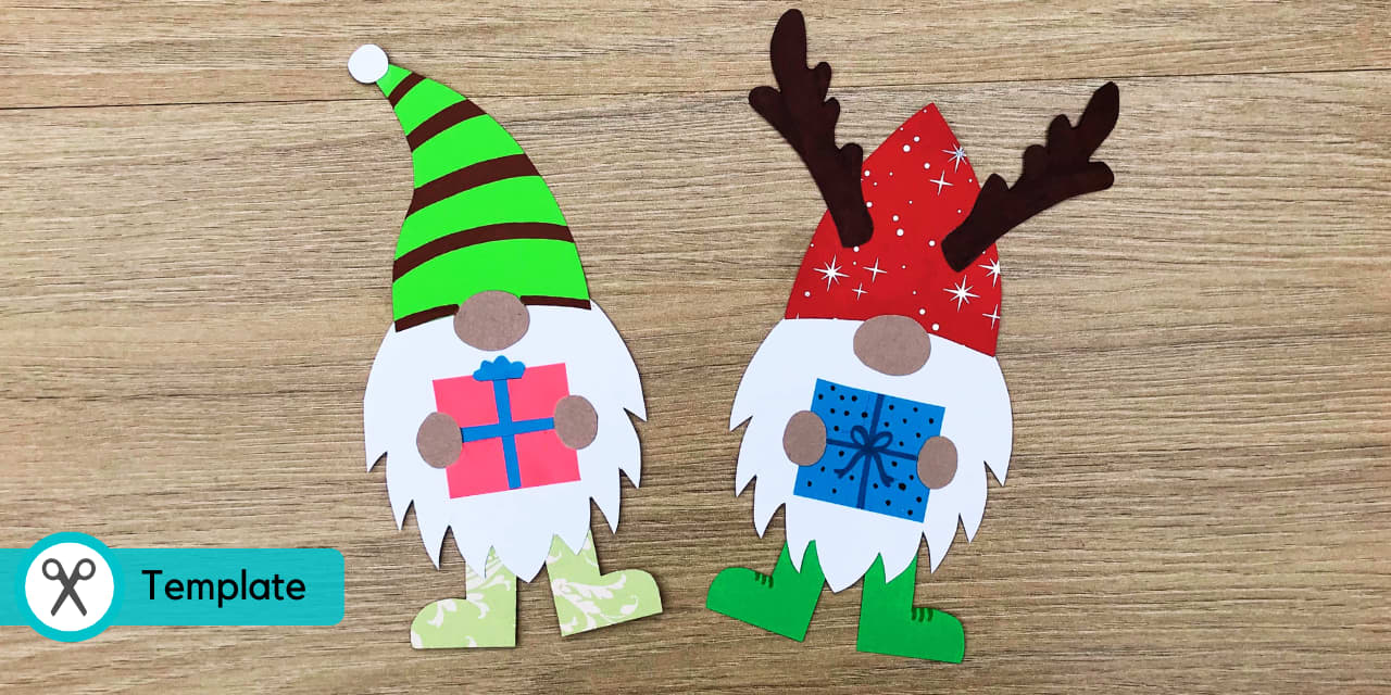 Christmas Gonk Paper Craft | Christmas Crafts
