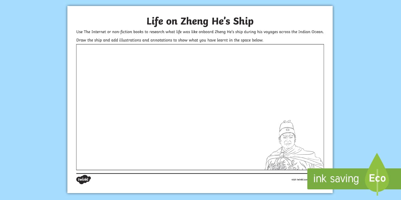 Life on Zheng He's Ship Worksheet / Worksheet - Australian Curriculum ...
