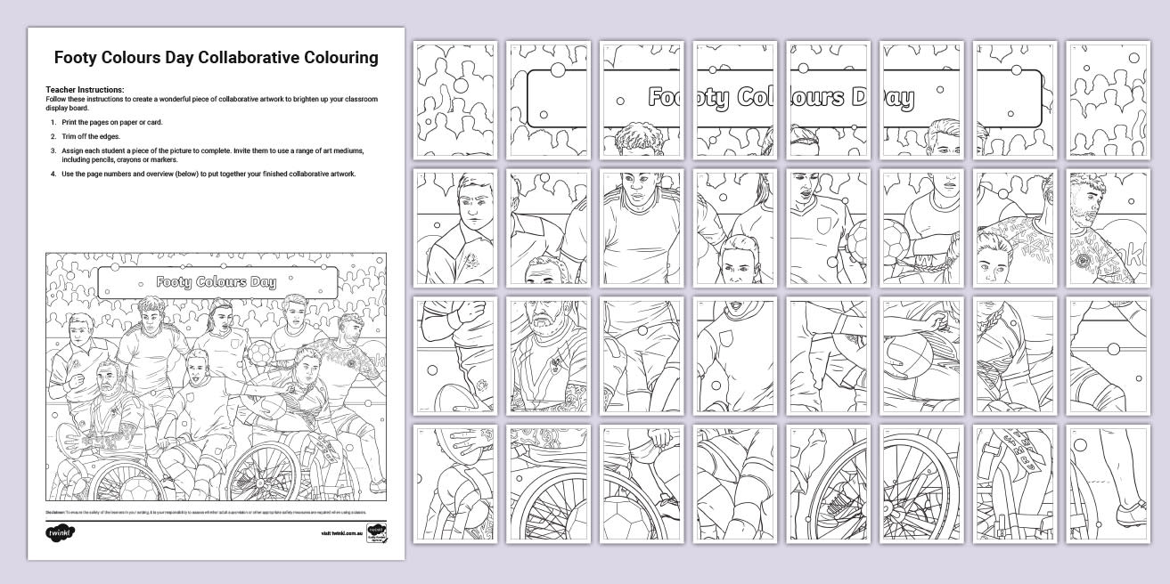 Footy Colours Day 2026 | Event Information | Twinkl - Twinkl