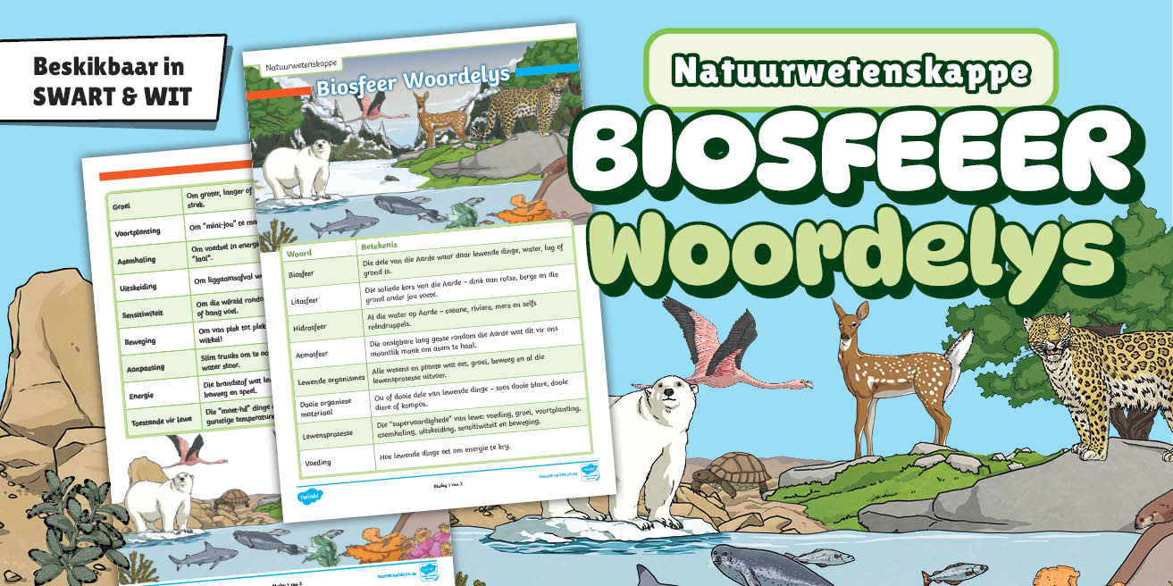 Die Biosfeer Woordelys