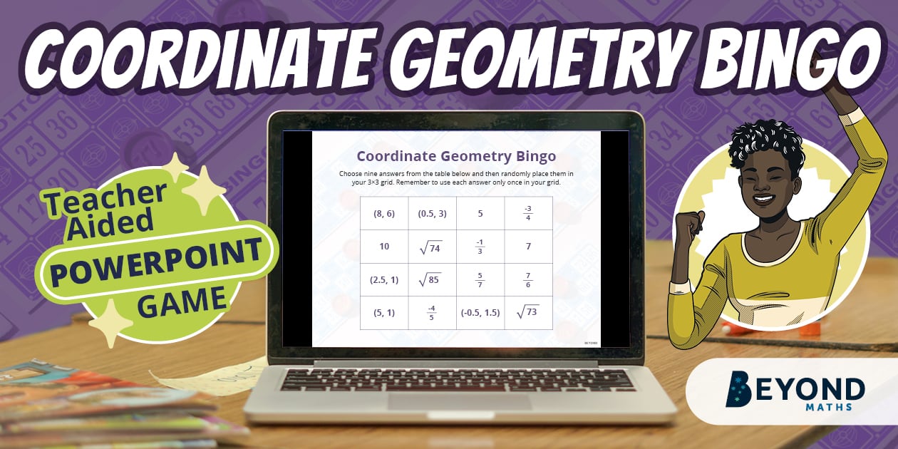 Coordinate Geometry Bingo