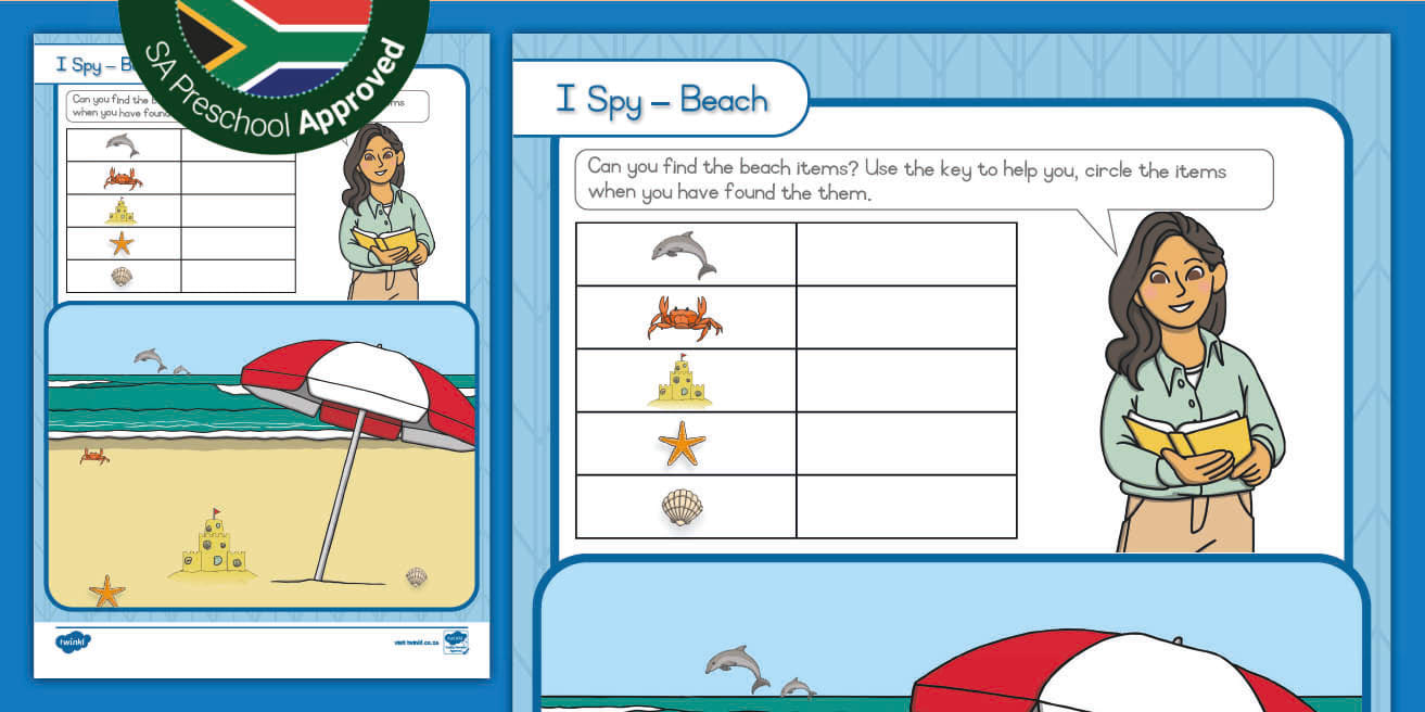 I Spy: At the Beach - Find the Beach Items