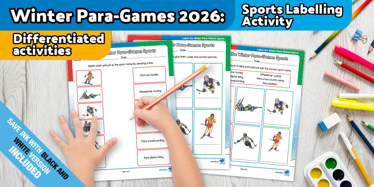 Winter Para-Games: Sports Labelling Activity