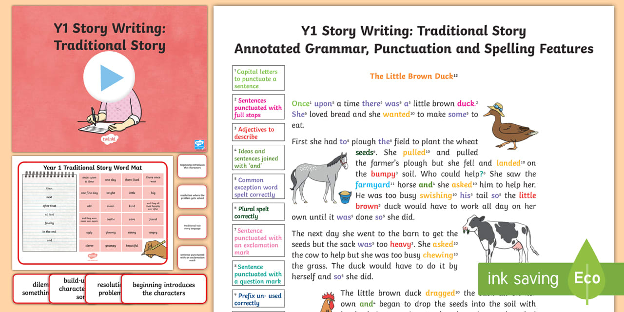 Year 1 Story Writing Example Text | Resources | Twinkl
