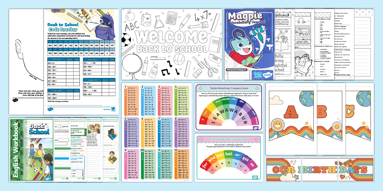 LKS2 Back to School Pack