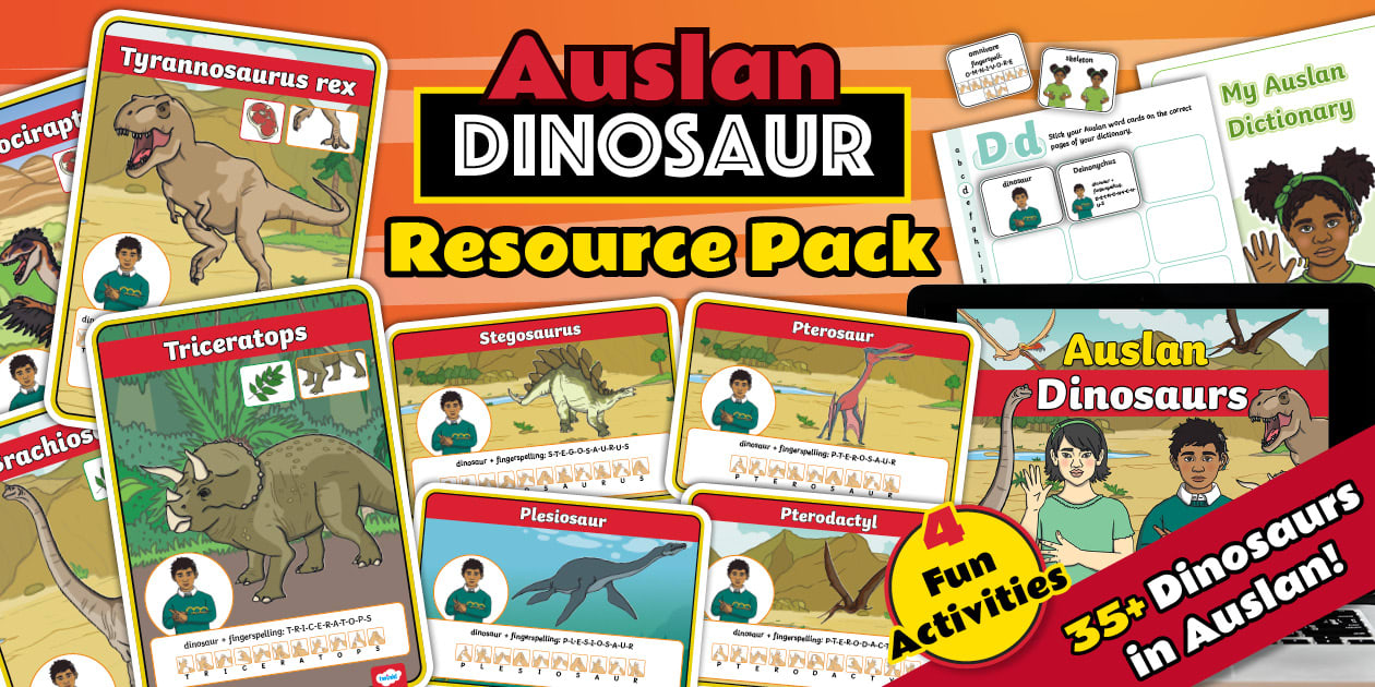 Auslan Dinosaur Resource Pack