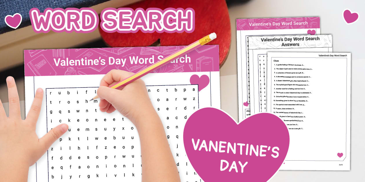 Valentine's Day Word Search