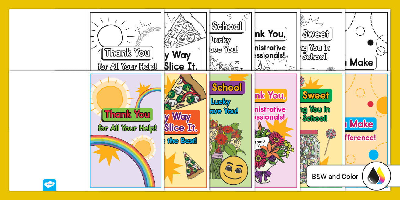 Administrative Professionals Day Thank-you Cards